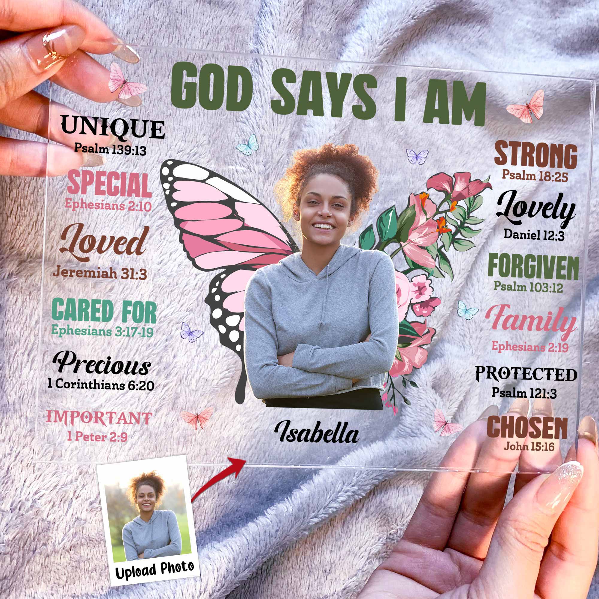 God Says I Am Special - Personalized Acrylic Plaque – Macorner