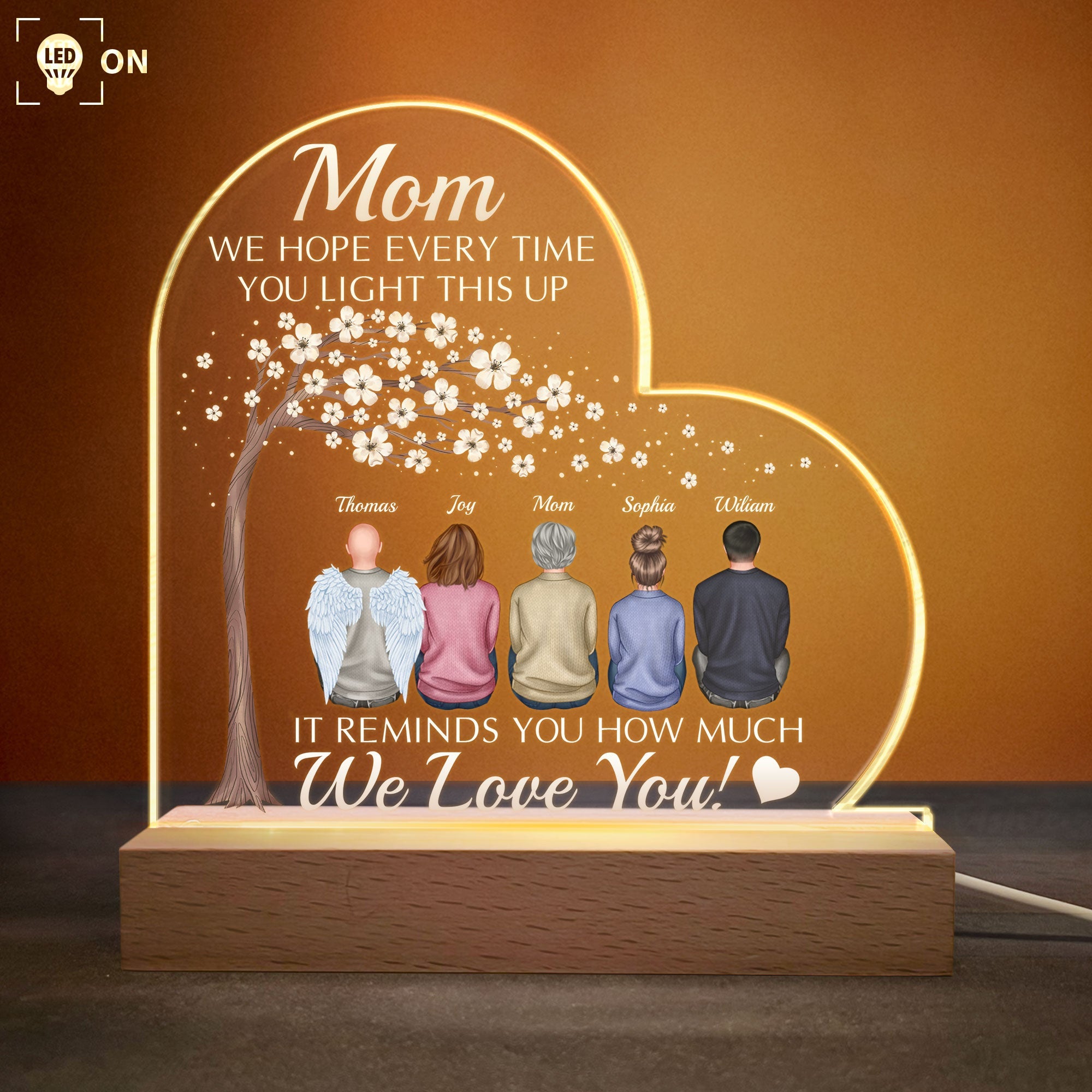 Light This Up You'll Know How Much We Love You - Personalized LED Light ...