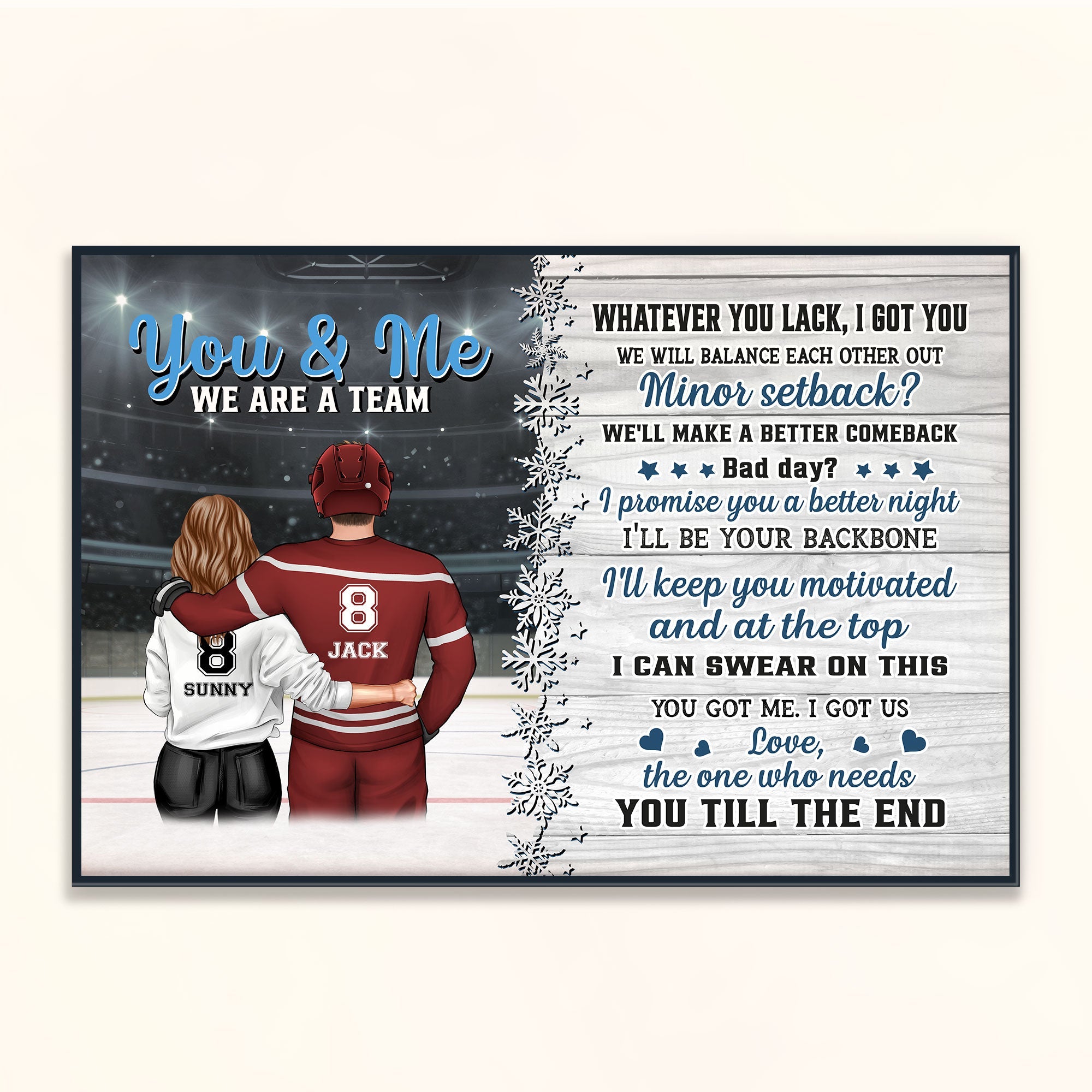 You Got Me I Got Us - Personalized Poster/Wrapped Canvas – Macorner