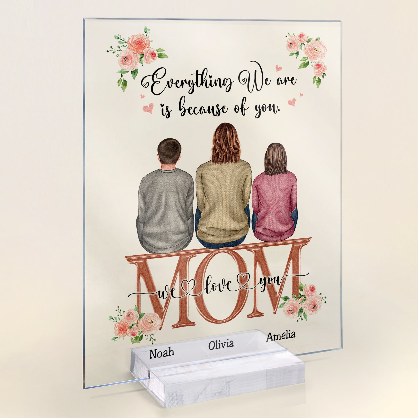 Acrylic Plaque For Mom – Macorner