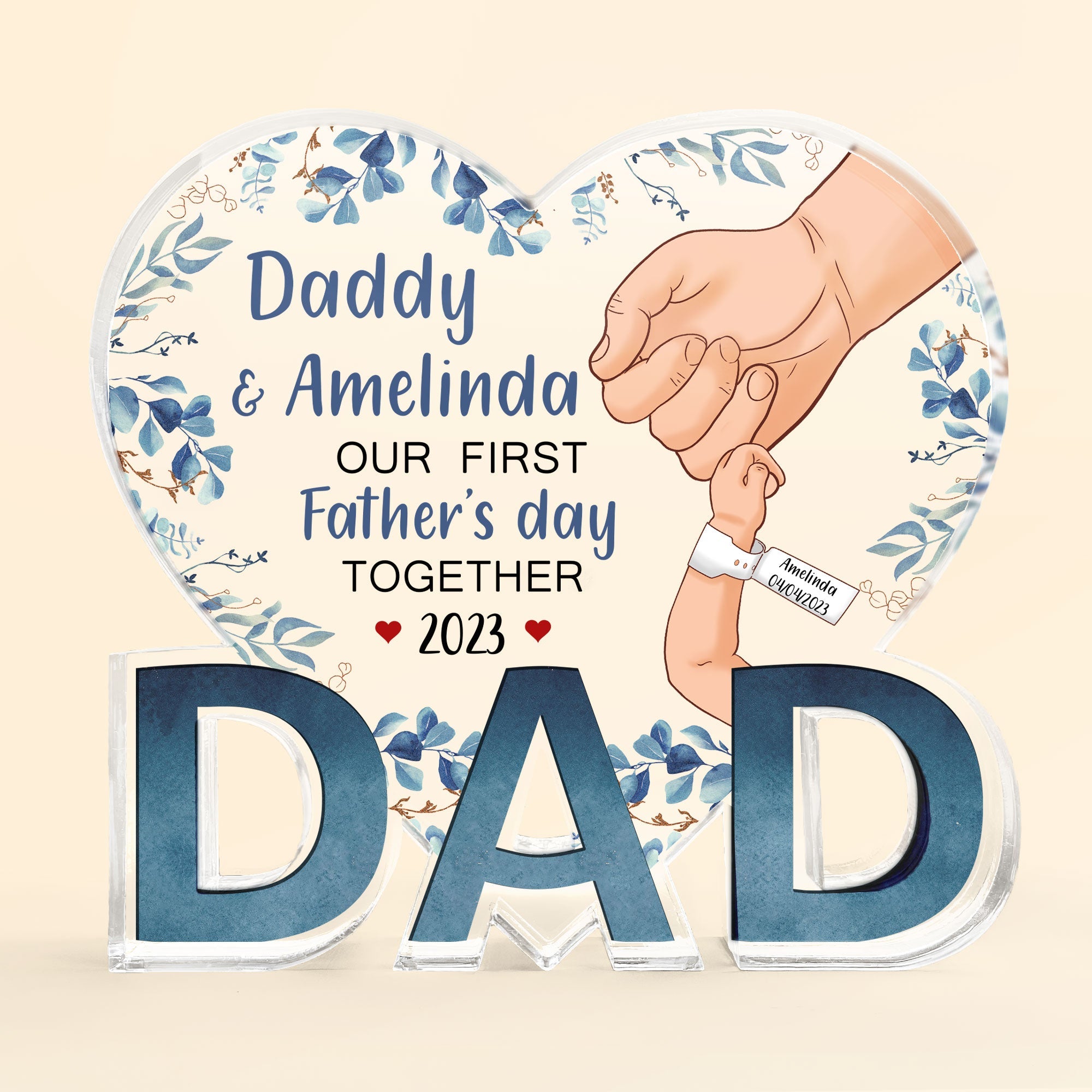 Acrylic Plaque/ Dad Shape – Macorner