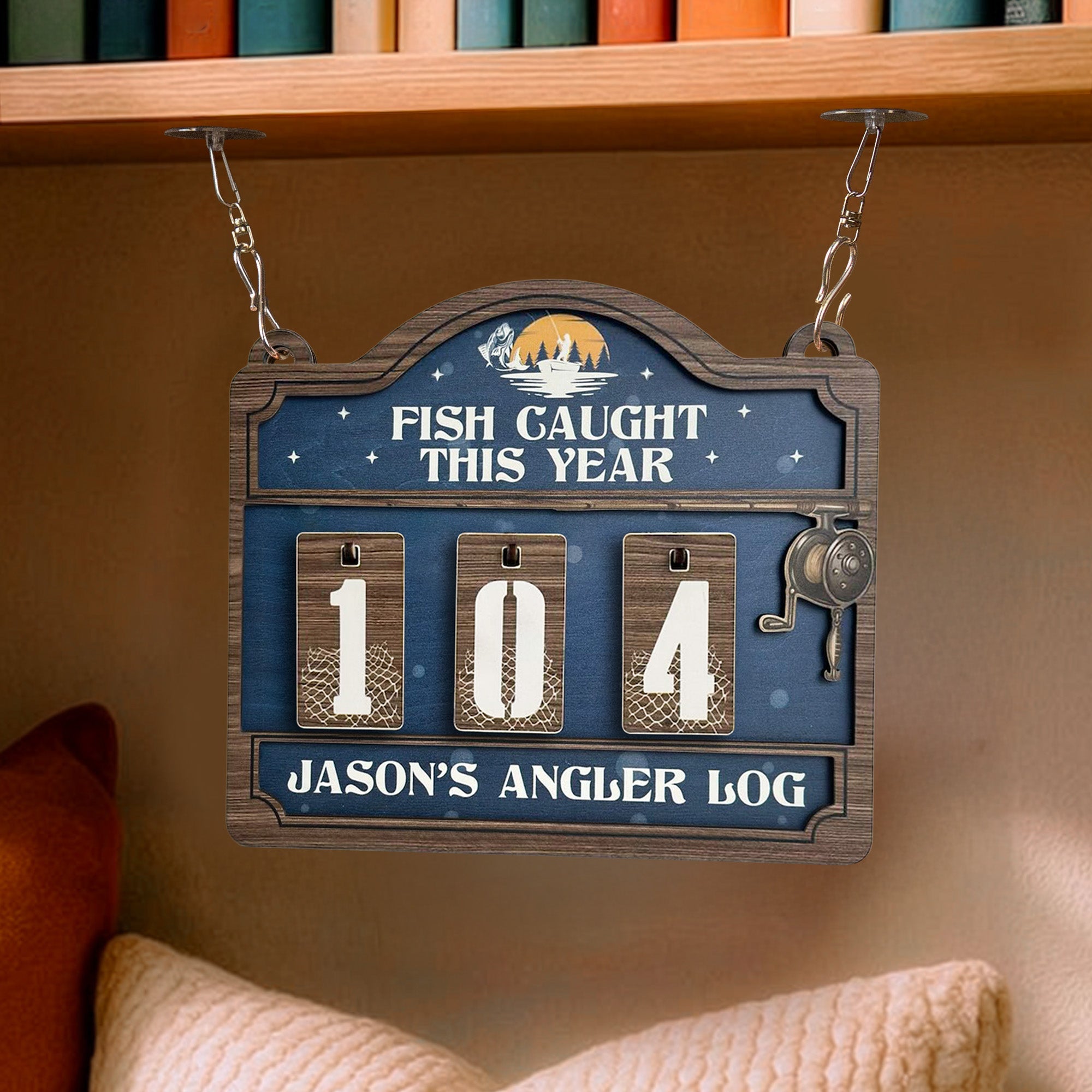 Custom shaped Hanging Counter Sign – Macorner