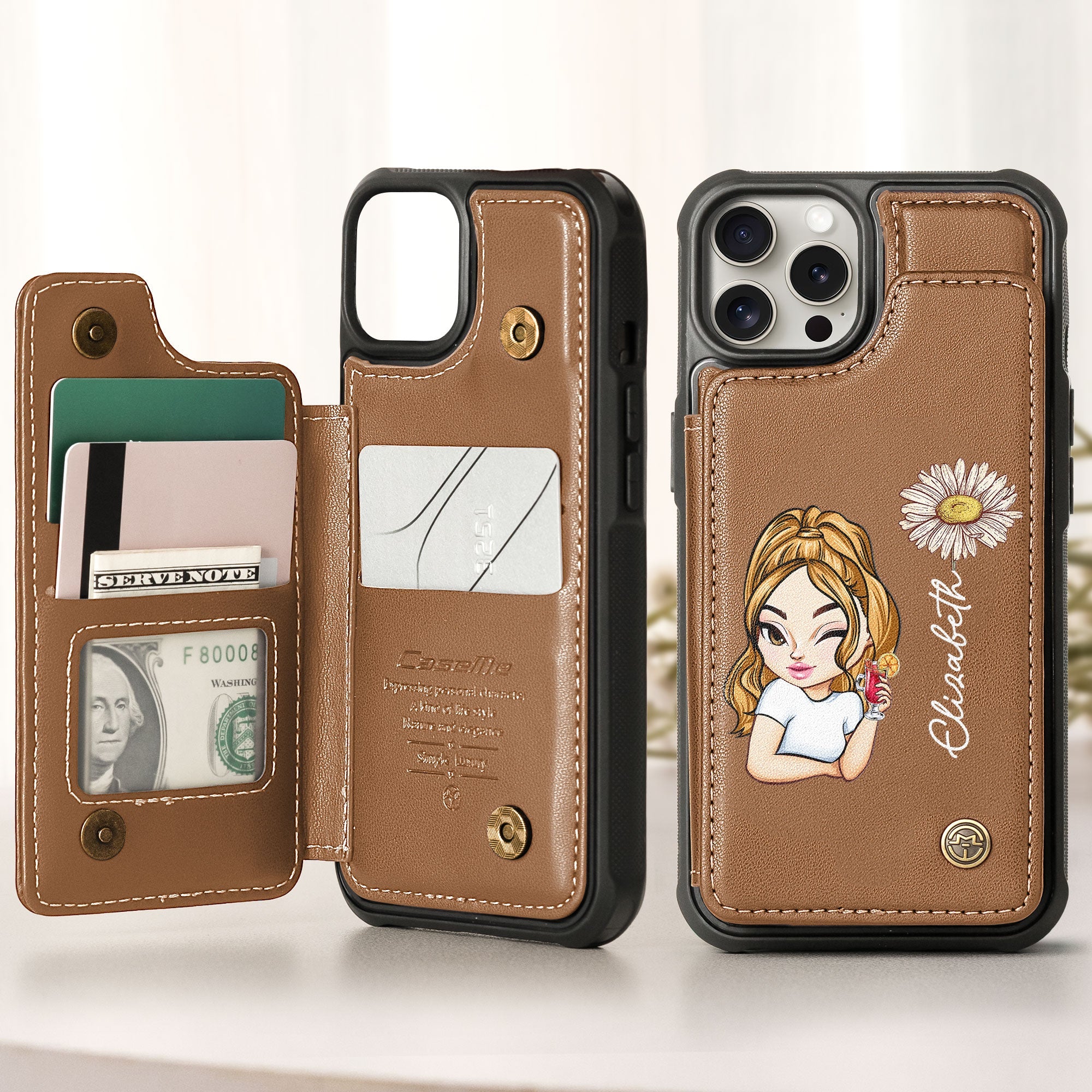 Leather Flip Wallet Phone Case – Macorner