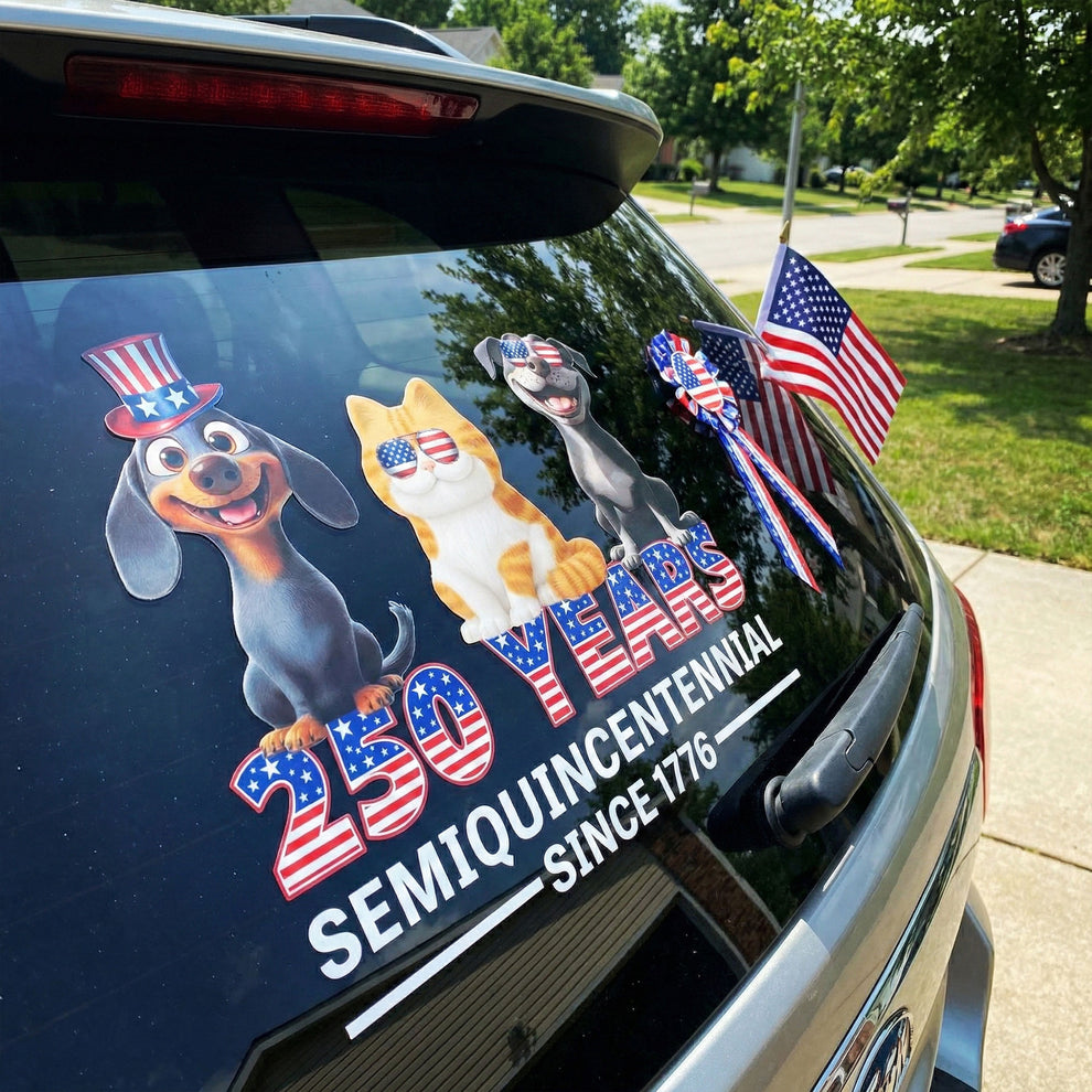 250 Years Semiquincentennial - Personalized Decal – Macorner