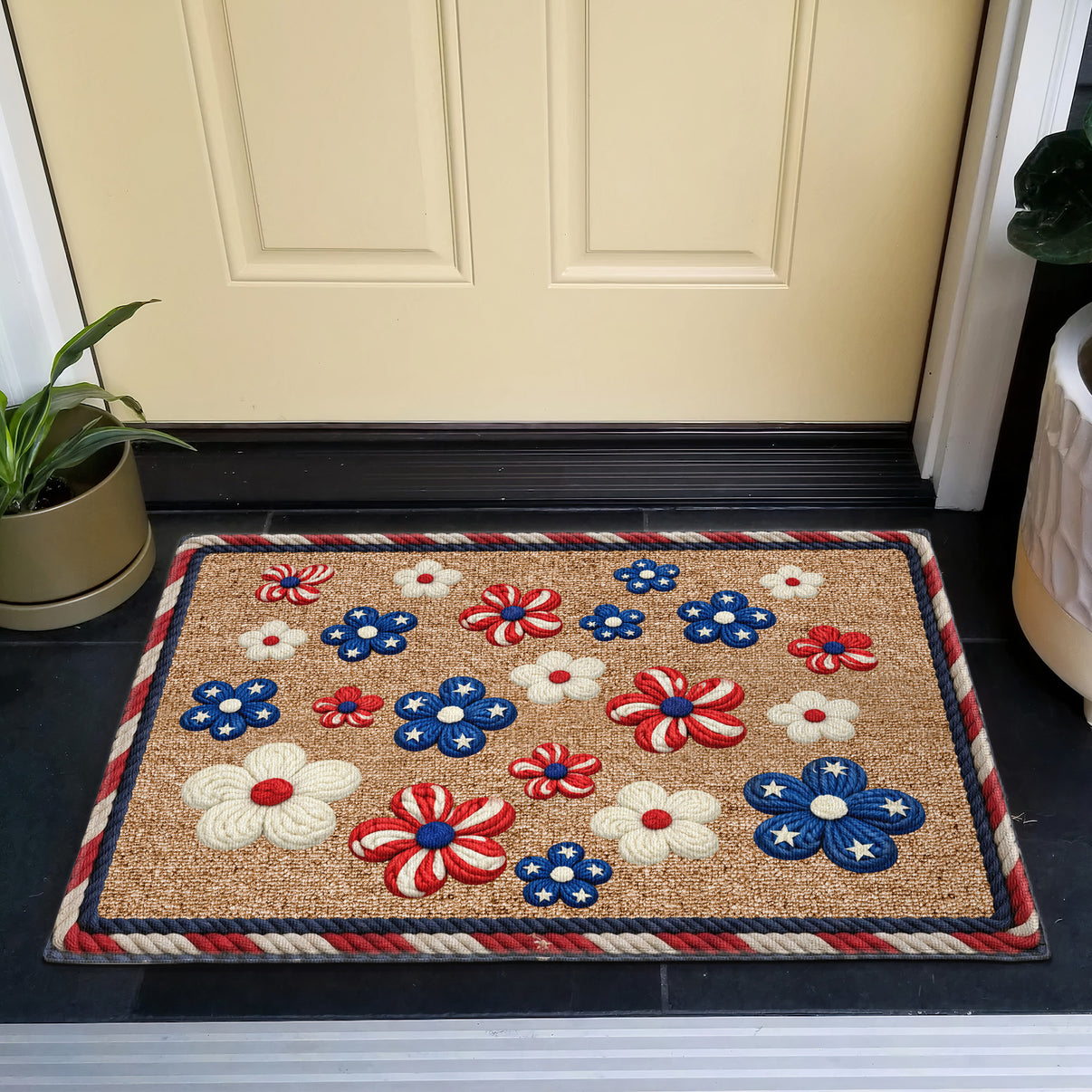 250 Years Home Sweet Home Minimalist Welcome Faux Yarn Pattern ...