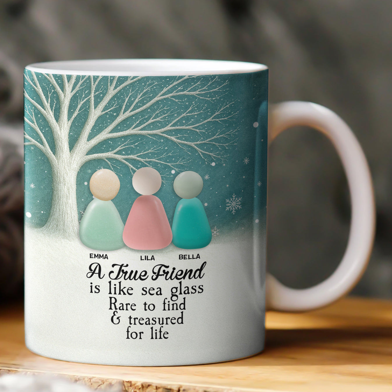 2D Printed Sea Glass - A True Friend Is Like Sea Glass Rare To Find And ...