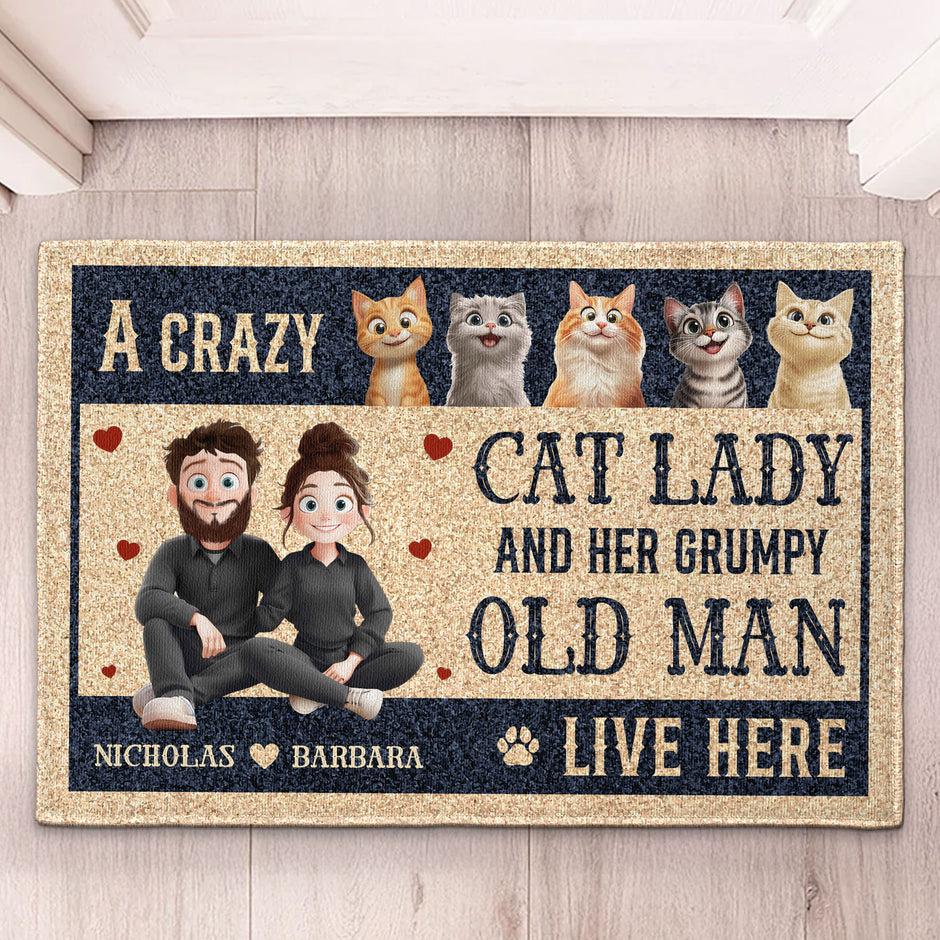 A Crazy Cat Lady And Her Grumpy Old Man New Version Cat Lovers ...