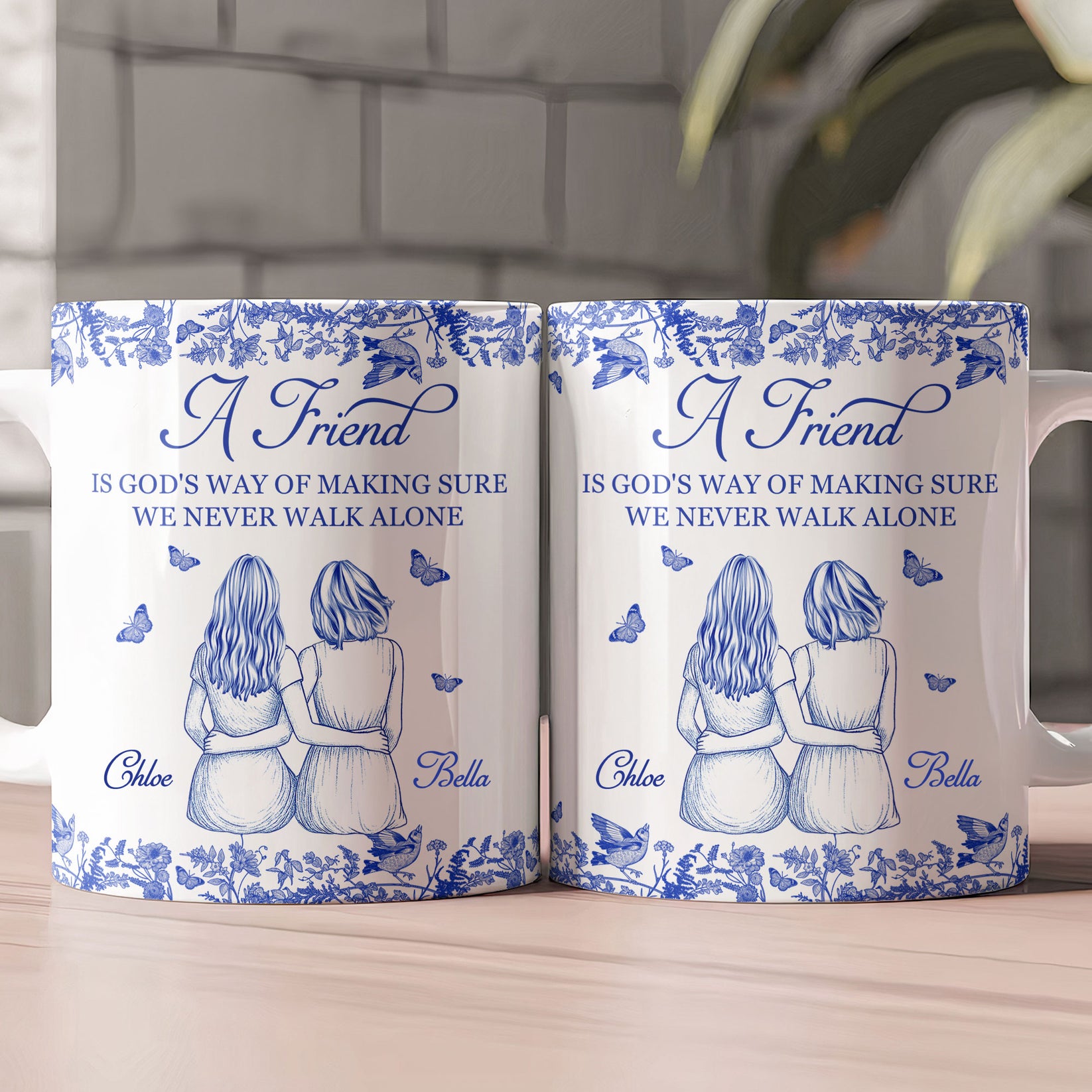 A Friend Is God's Way - Personalized Mug - Gift For Friend – Macorner