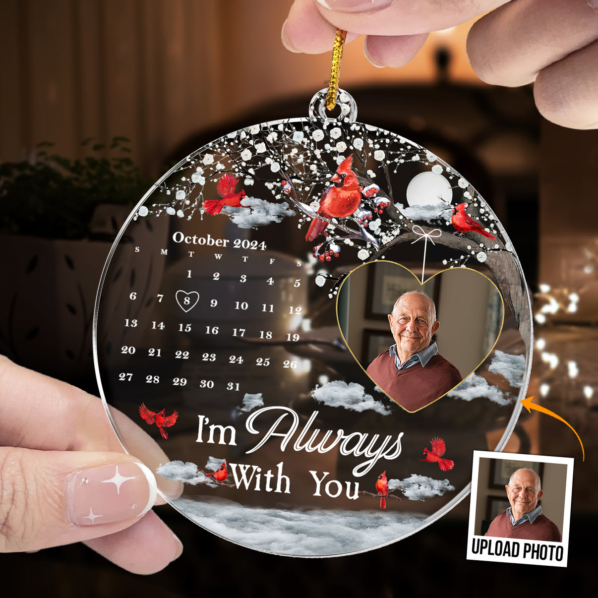 A Piece Of My Heart Left The Day God Called You Home - Personalized Ac ...