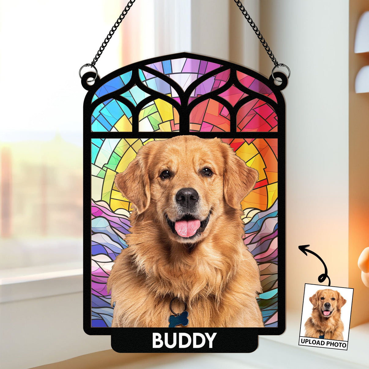 Always Be In Our Hearts - Personalized Window Hanging Suncatcher ...