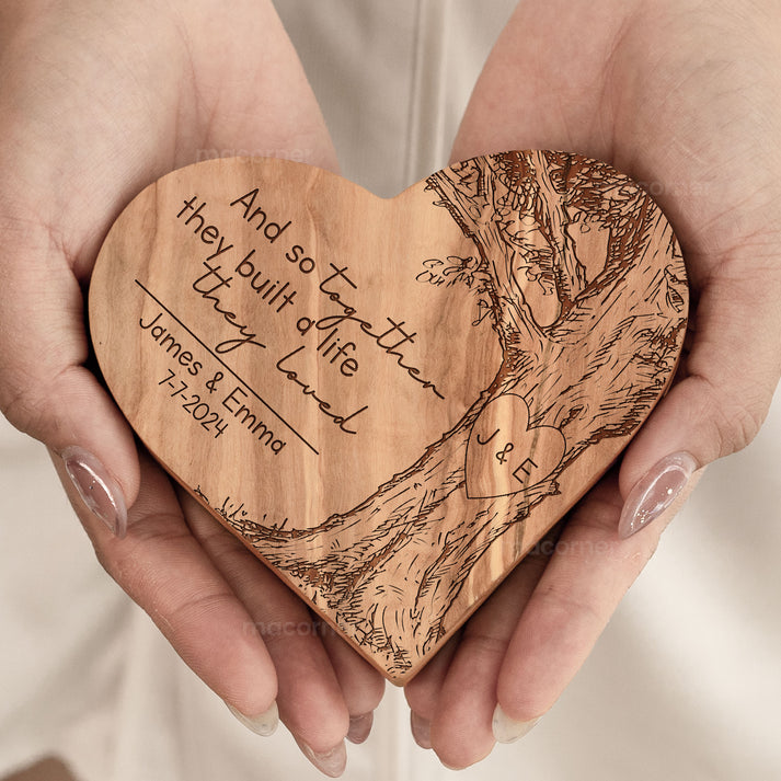 And So Together They Built A Life They Loved - Personalized Engraved ...