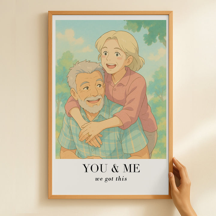 Anime Illustration High-Res Cartoon Drawing - Personalized Photo Poste ...