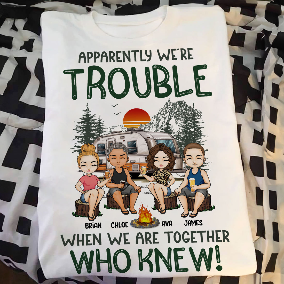 Apparently We're Trouble - Personalized Shirt – Macorner