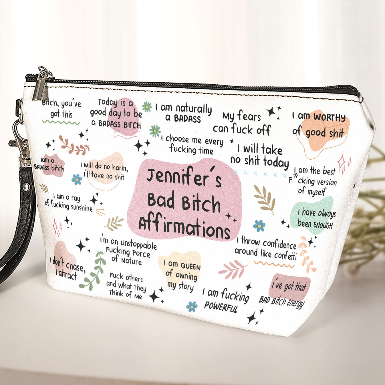 Bad B*Tch Affirmations - Funny Gifts For Coworkers, Friends, Self Gift ...