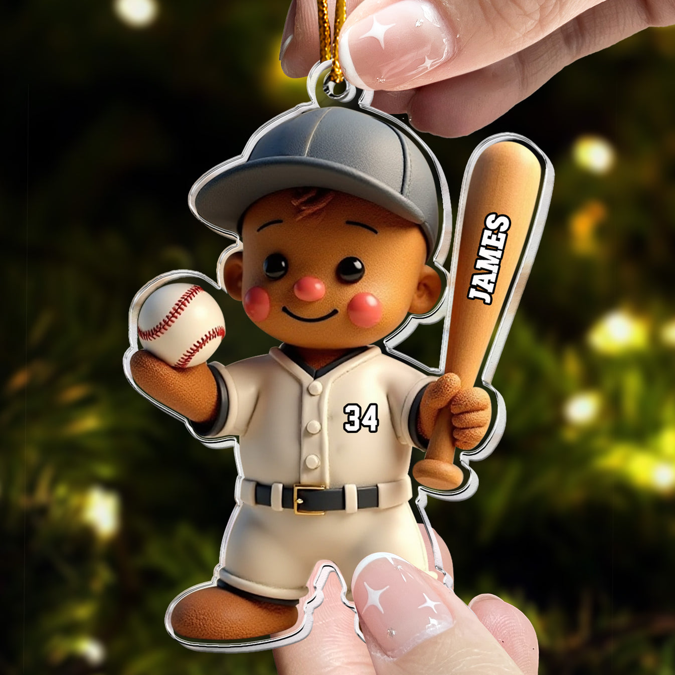 Baseball Gingerbread Christmas Ornament Gift For Kid, Baseball Lover ...