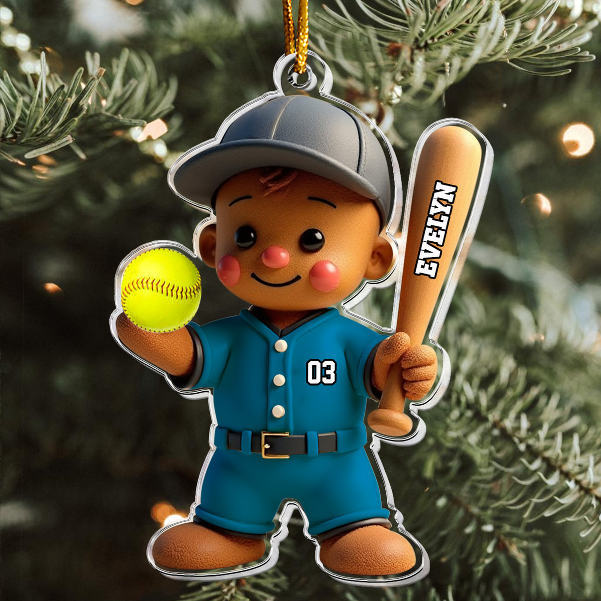 Baseball Gingerbread Christmas Ornament Gift For Kid, Baseball Lover ...