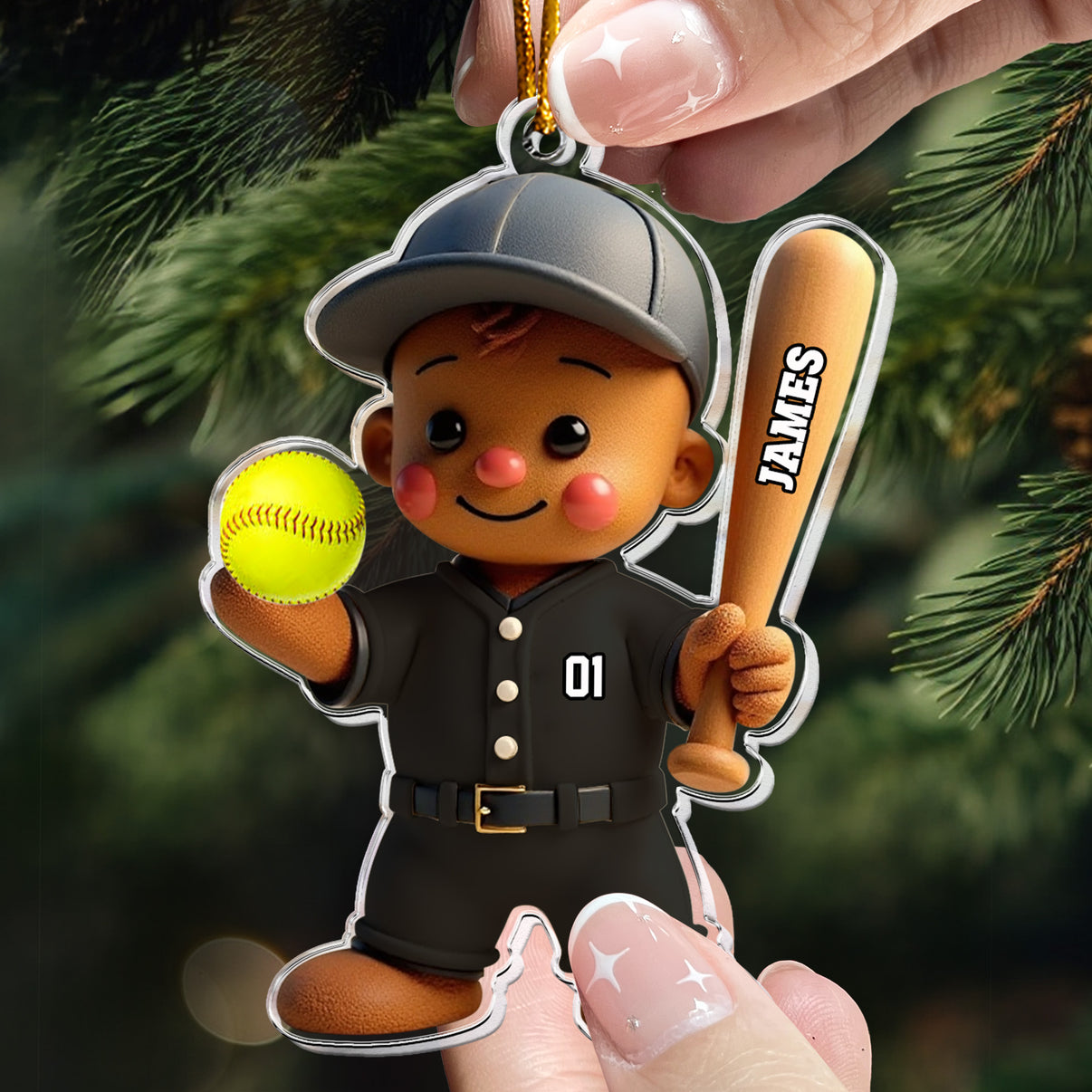 Baseball Gingerbread Christmas Ornament Gift For Kid, Baseball Lover ...