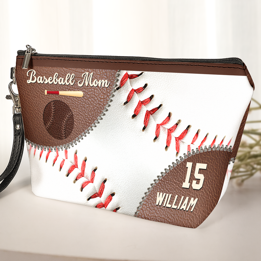 Baseball Mom - Personalized Cosmetic Bag – Macorner