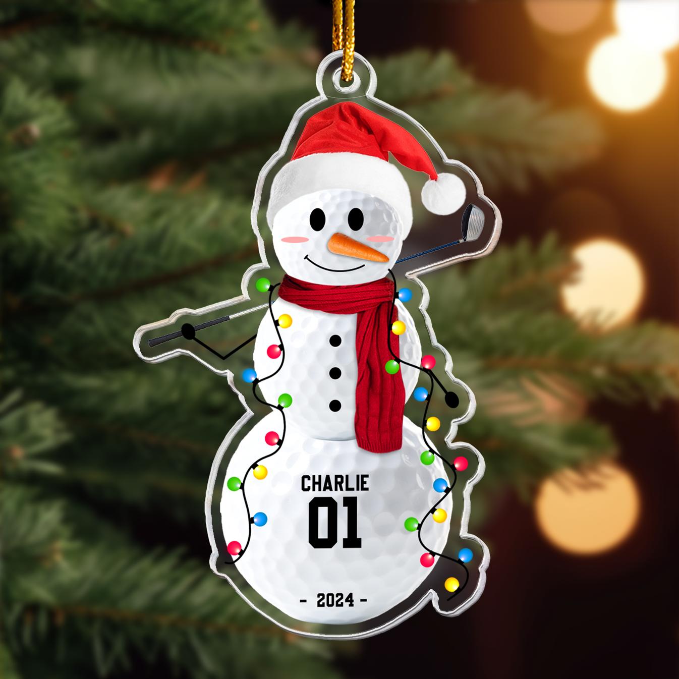 Baseball Snowman - Gifts For Players, Team, Boys - Personalized Acrylic Ornament – Macorner