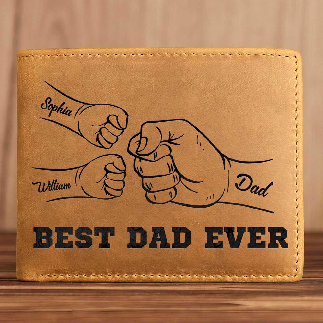 Best Dad Ever Father's Day Gift Custom Kids' Names - Personalized ...