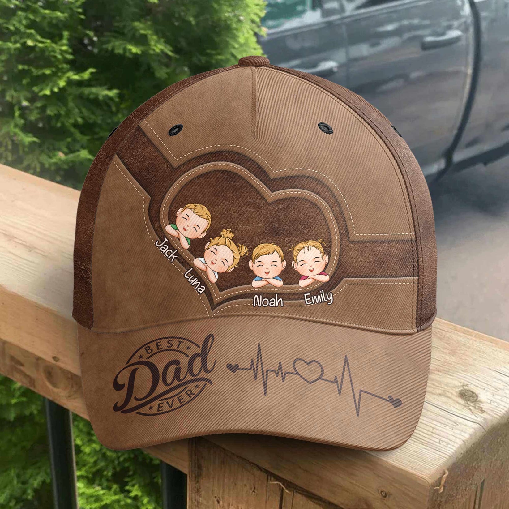 Best Dad Ever - Personalized Classic Cap - Gift For Husband – Macorner
