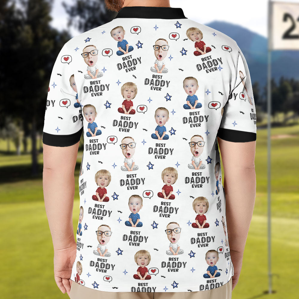 Father's Day Gifts, Best Dad Ever - Personalized Photo Polo Shirt ...