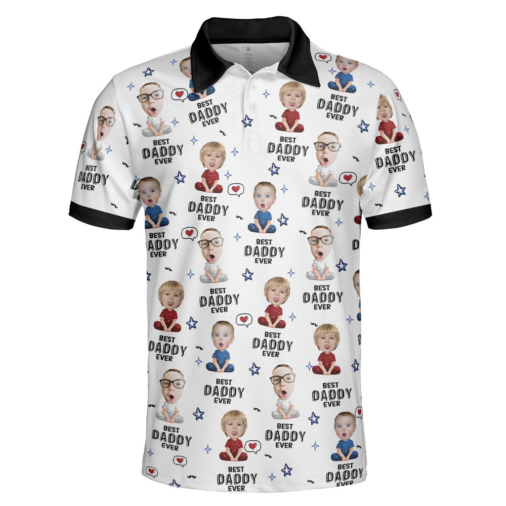 Father's Day Gifts, Best Dad Ever - Personalized Photo Polo Shirt ...
