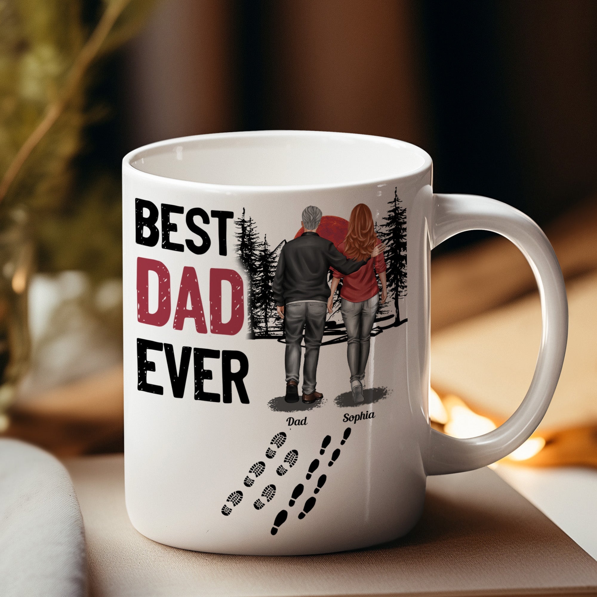 Best Dad Ever - Vintage Dad And Daughter, Son - New Version - Personal ...
