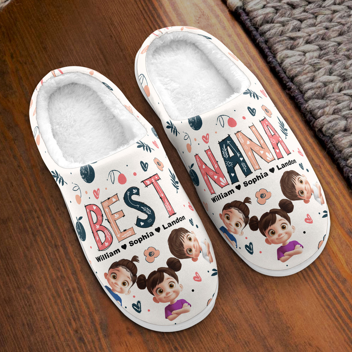 Best Grandma Custom Cute Grandkids - For Gigi, Nana, Mimi, Custom Nicknames - Personalized ...