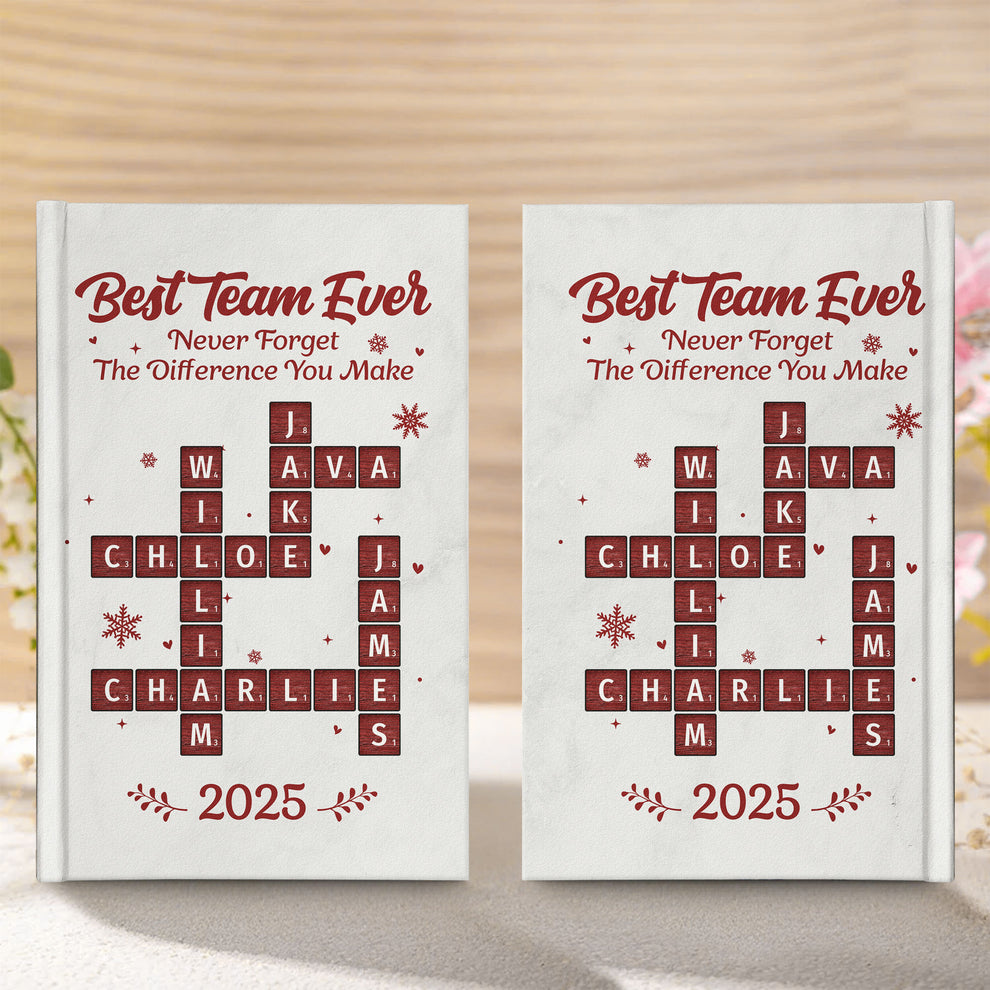 Best Team Ever - Personalized Hardcover Journal – Macorner
