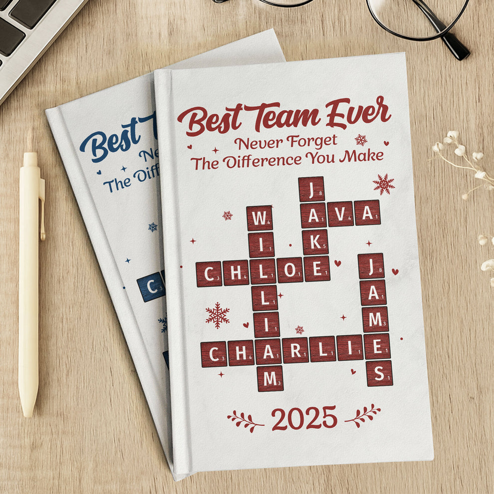 Best Team Ever - Personalized Hardcover Journal – Macorner