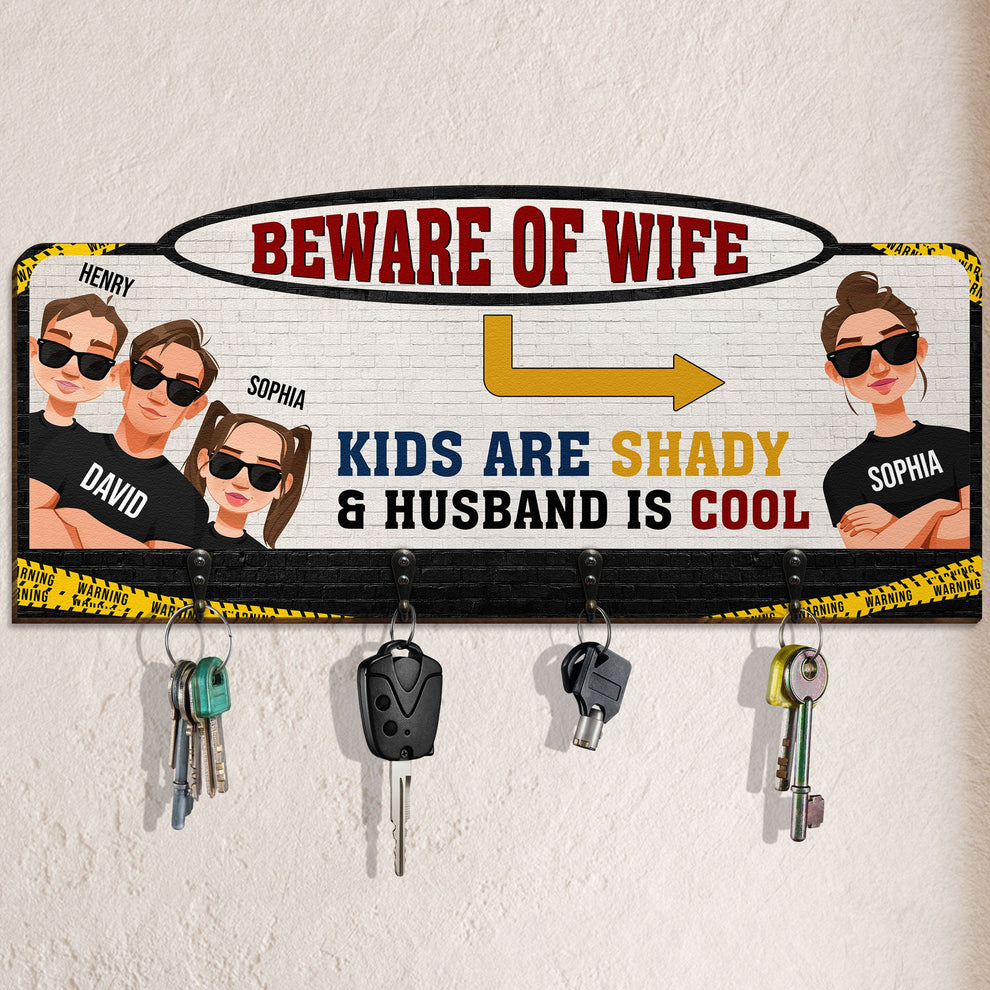 Beware Of Wife - Personalized Key Holder – Macorner