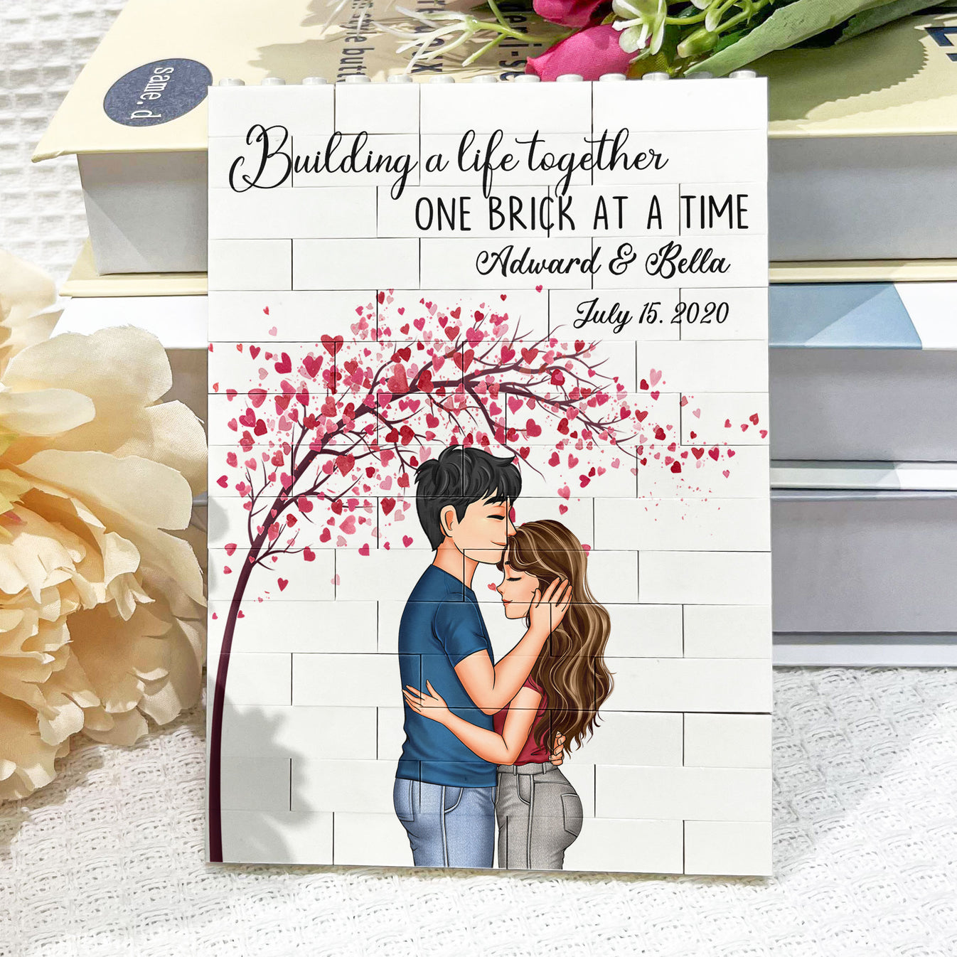 Building A Life Together One Brick At A Time - Personalized Building B ...