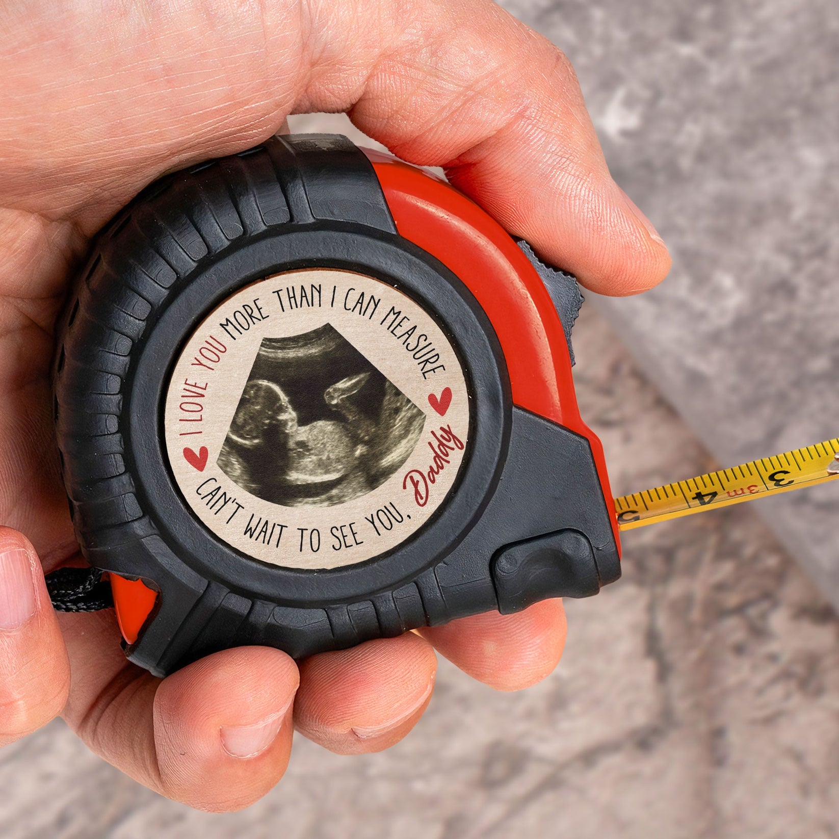 Can't Wait To See You, Daddy - Personalized Tape Measure – Macorner