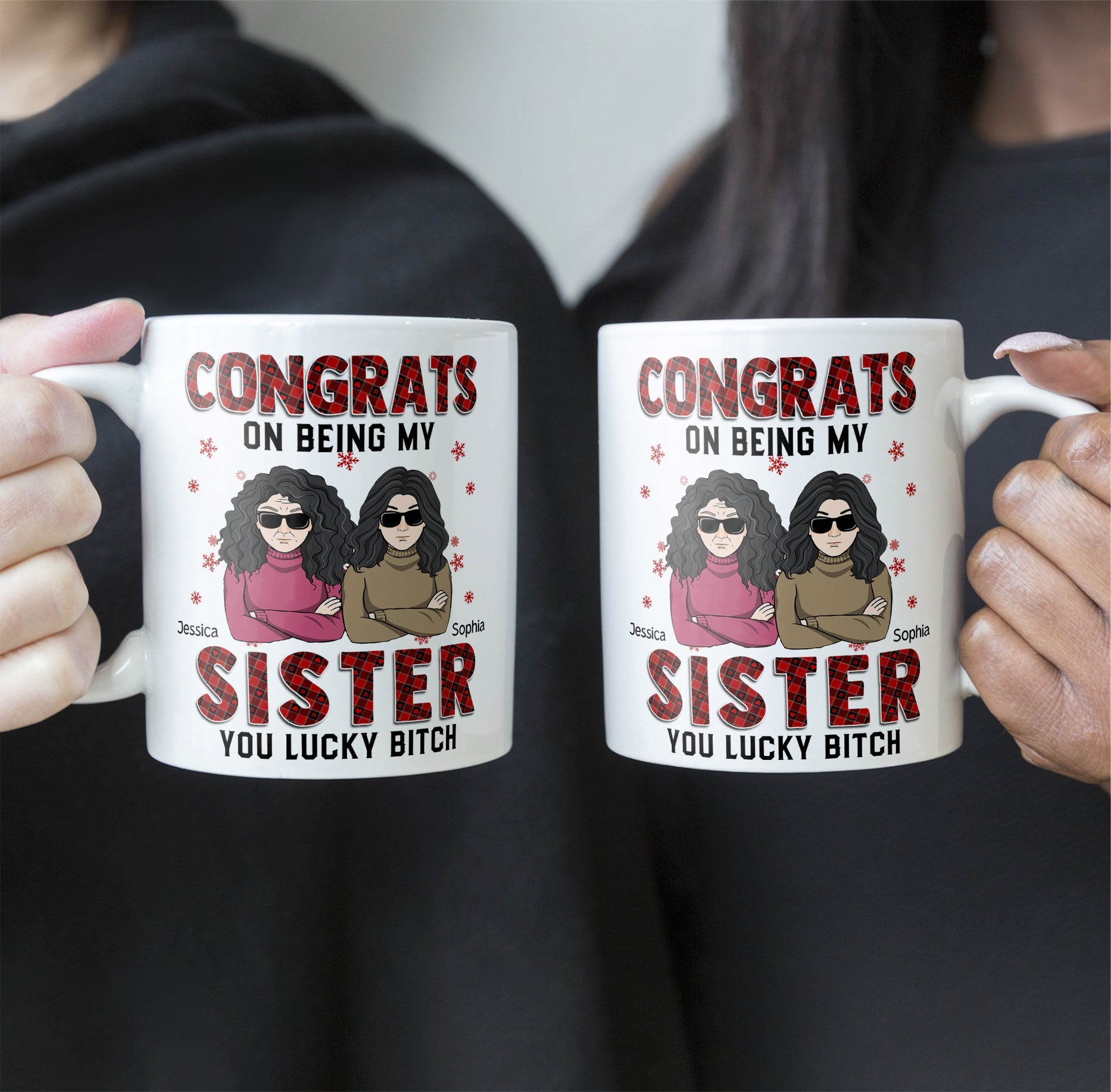 Congrats On Being My Sister - Personalized Mug – Macorner