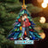 Couple Kissed Under The Christmas Tree - Personalized Acrylic Ornament ...