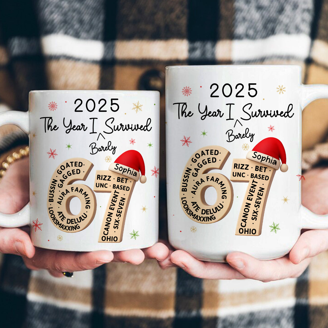 Custom 67 Six Seven Slang Meme, Gag Gifts, White Elephant, Exchange Gi ...