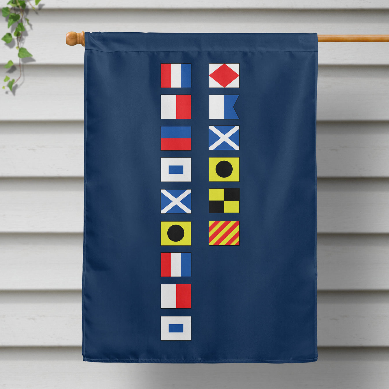 Custom Family Name In Nautical Flag - Personalized Flag – Macorner