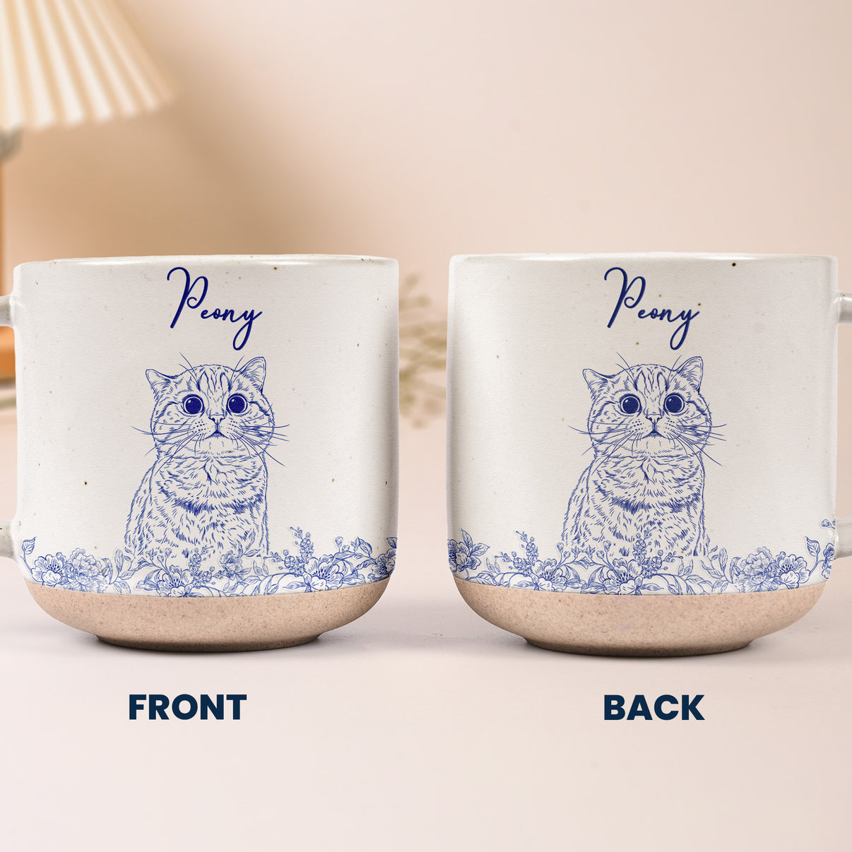 Custom Pet Portrait Mug For Pet Lovers, Dog Mom, Cat Mom - Personalized ...
