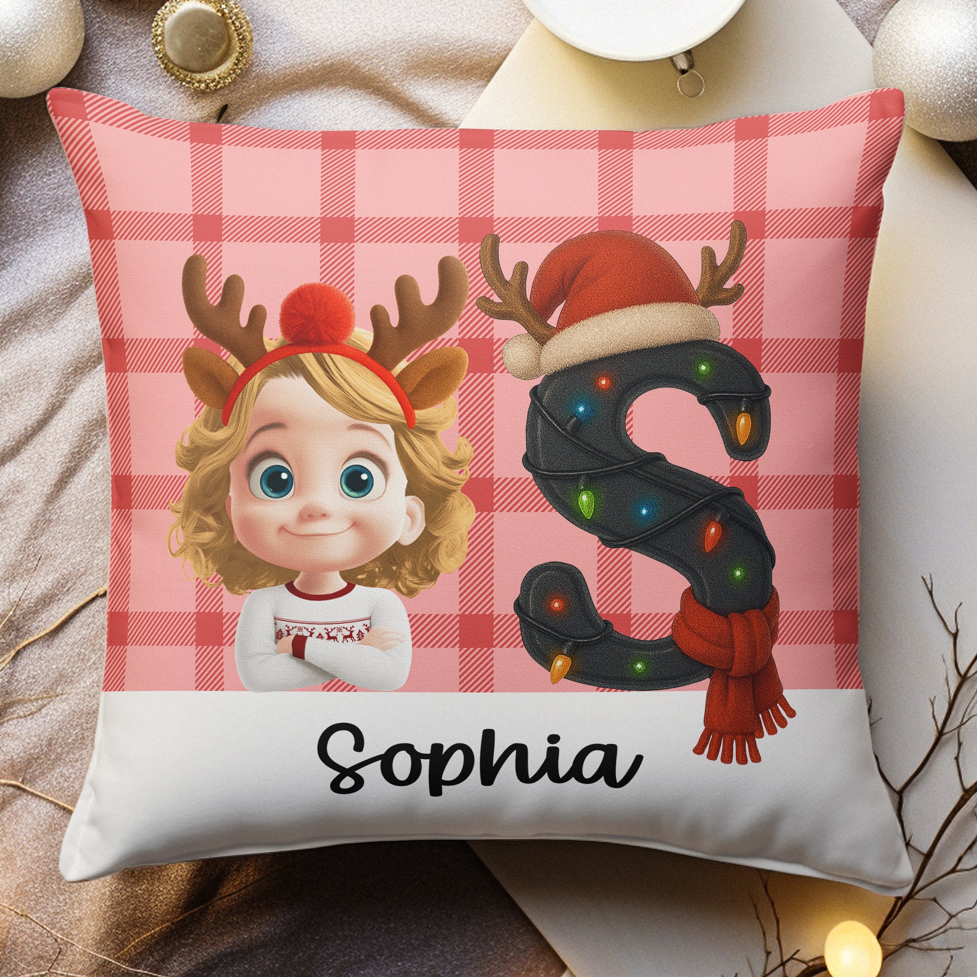 Cute Kid Alphabet - Personalized Pillow (Insert Included) – Macorner