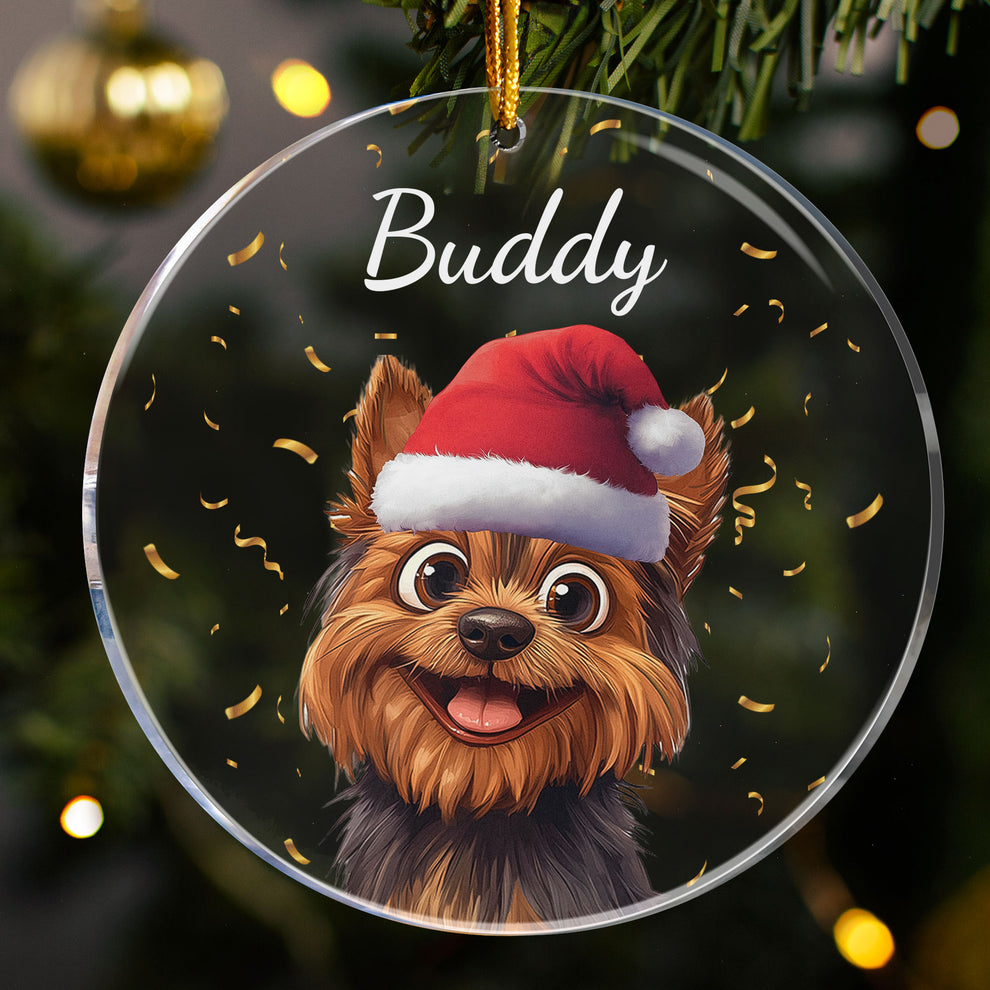 Cute Pet Christmas - Personalized Acrylic Ornament – Macorner