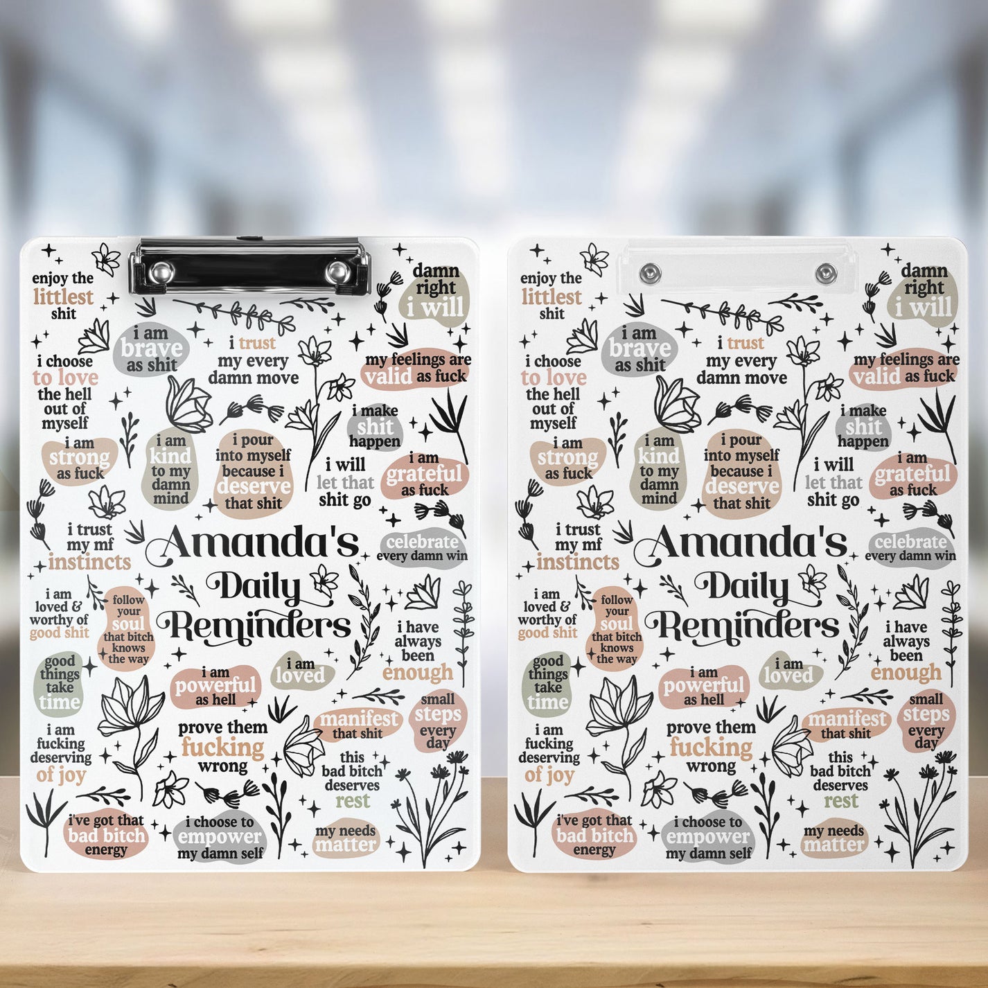 Daily Reminders Office Funny Gift For Coworkers Boss - Personalized Ac ...