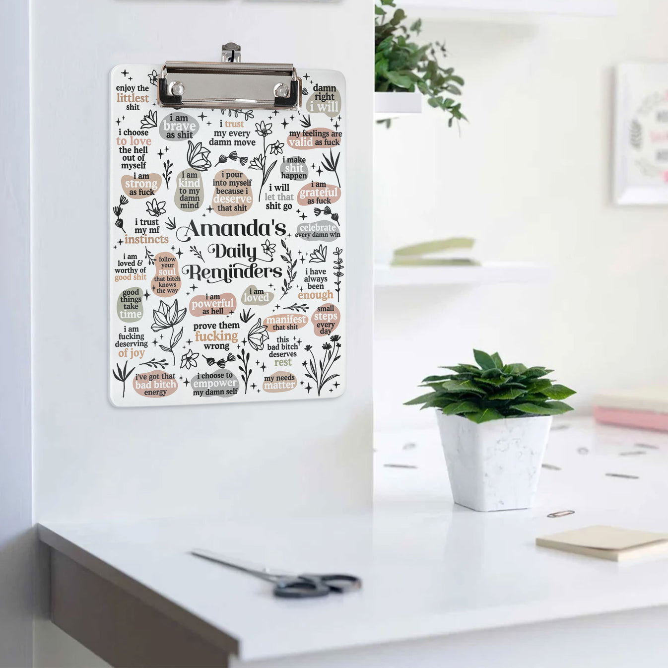Daily Reminders Office Funny Gift For Coworkers Boss - Personalized Ac ...