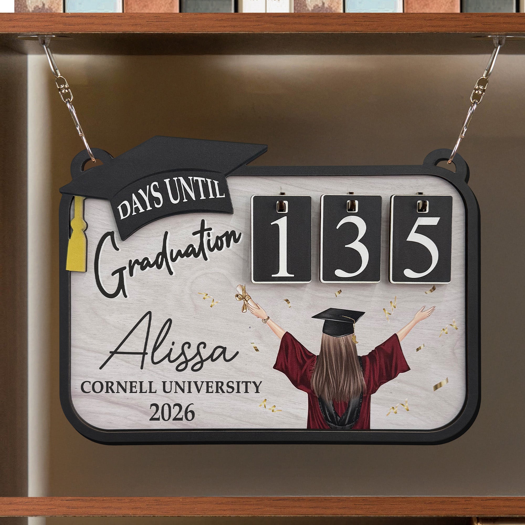 Days Until Gradutation - Personalized Graduation Countdown Tracker ...