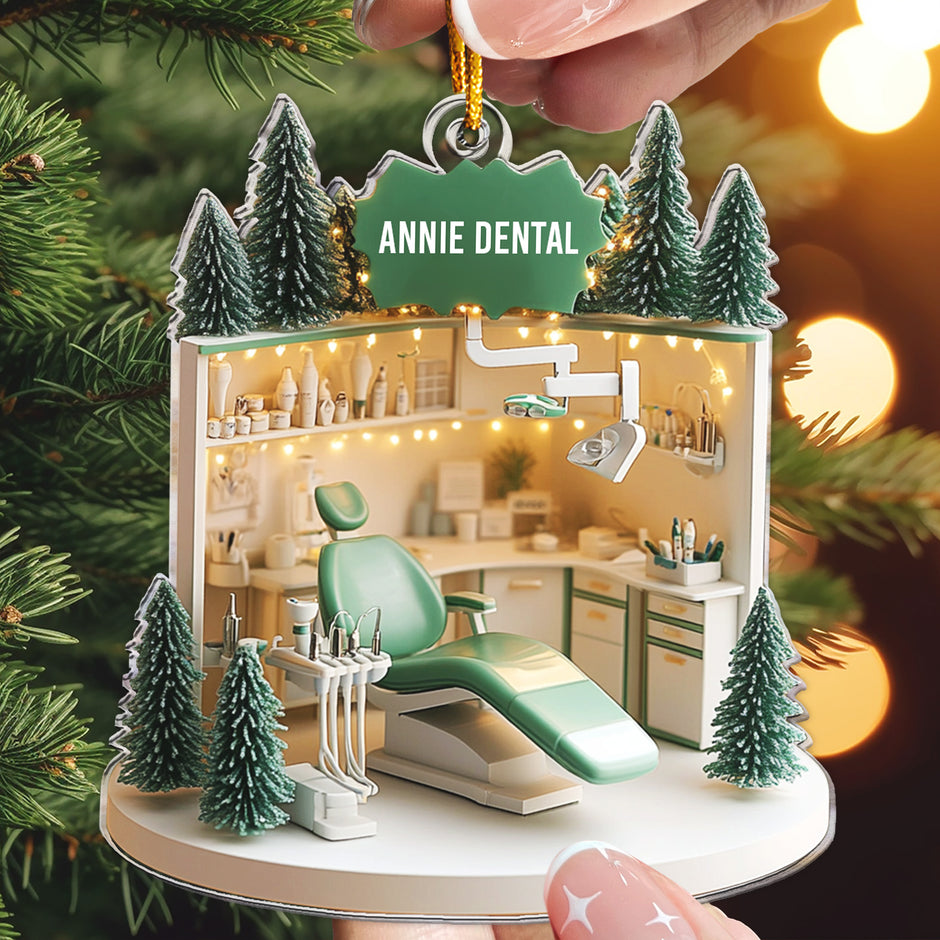 Dental Christmas Ornaments - Dentist Ornament - Dental Office ...