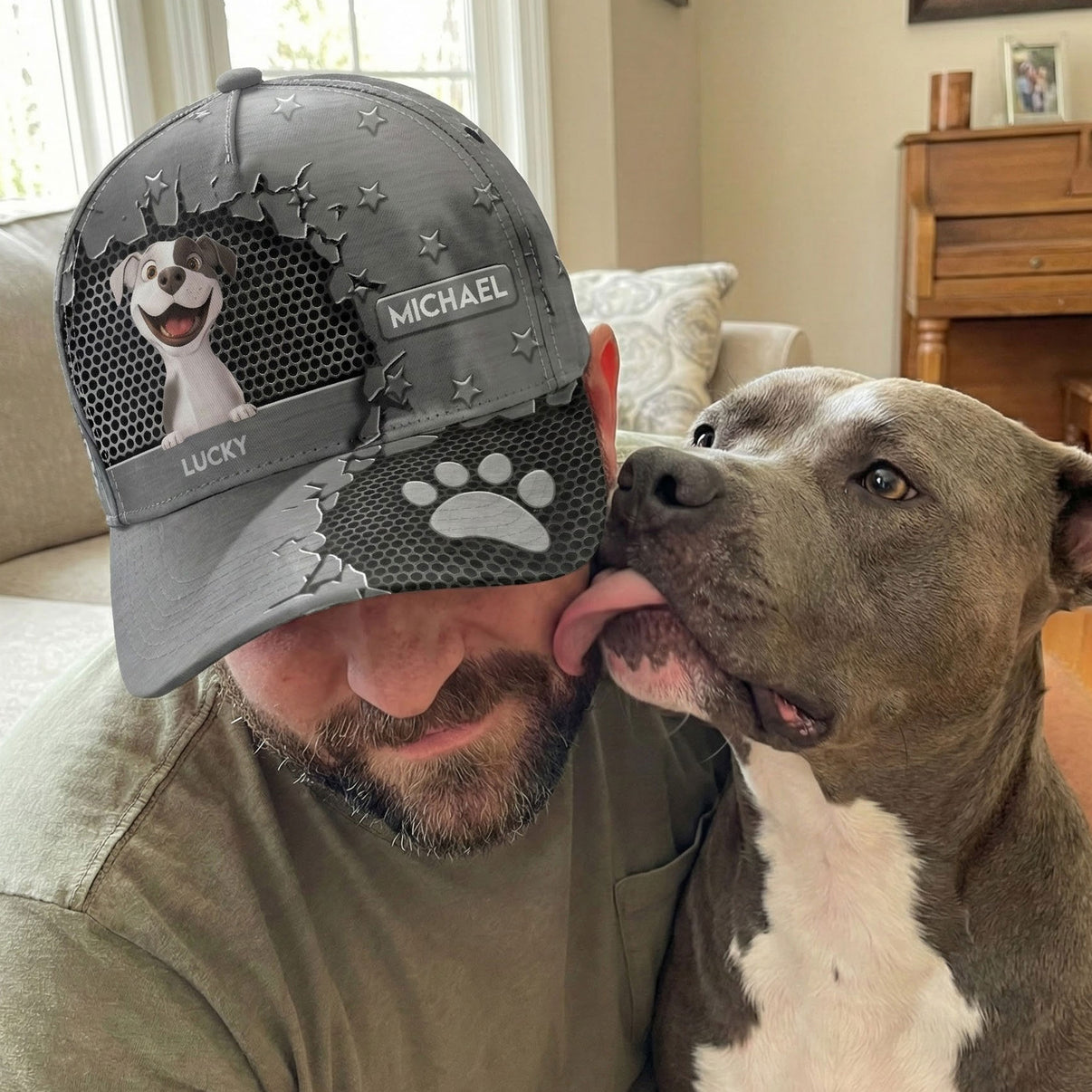 Dog Mom Dog Dad - Gift For Dog Parents - Personalized Classic Cap ...