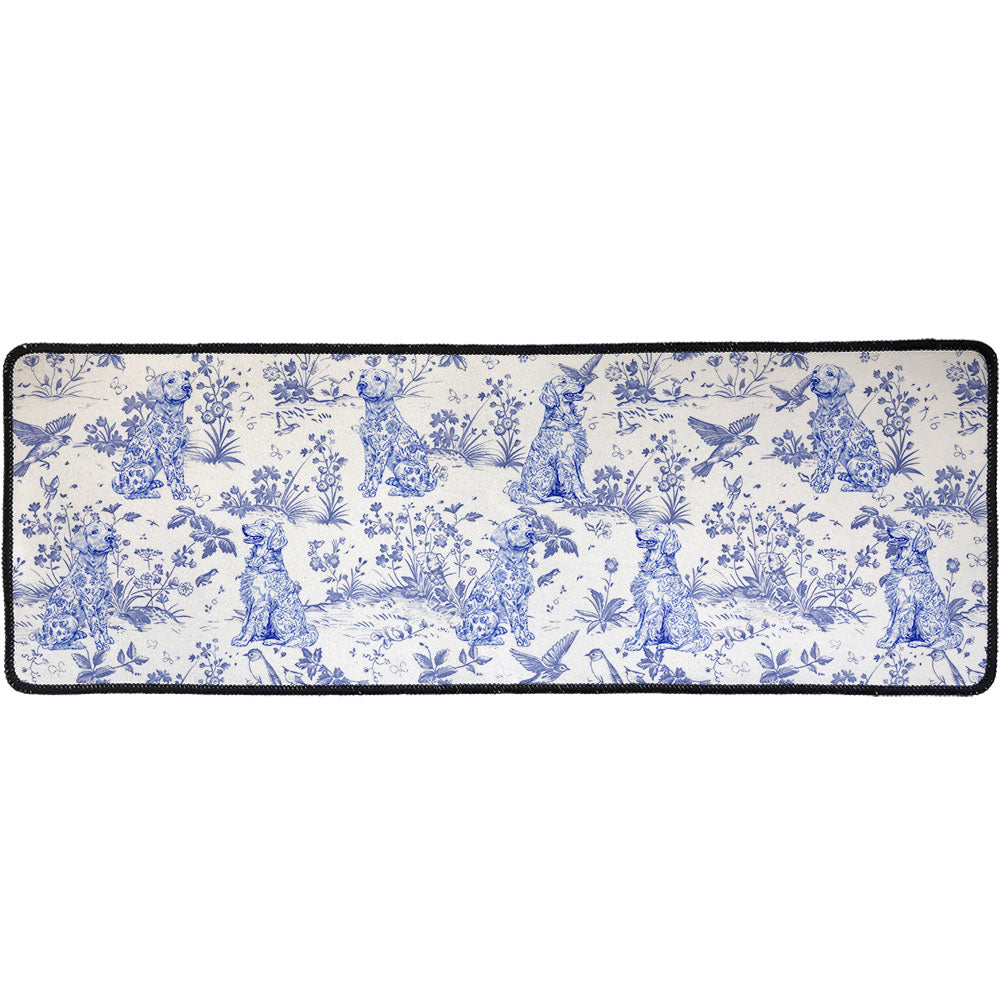 Dog Toile De Jouy Style - Personalized Runner Rug – Macorner