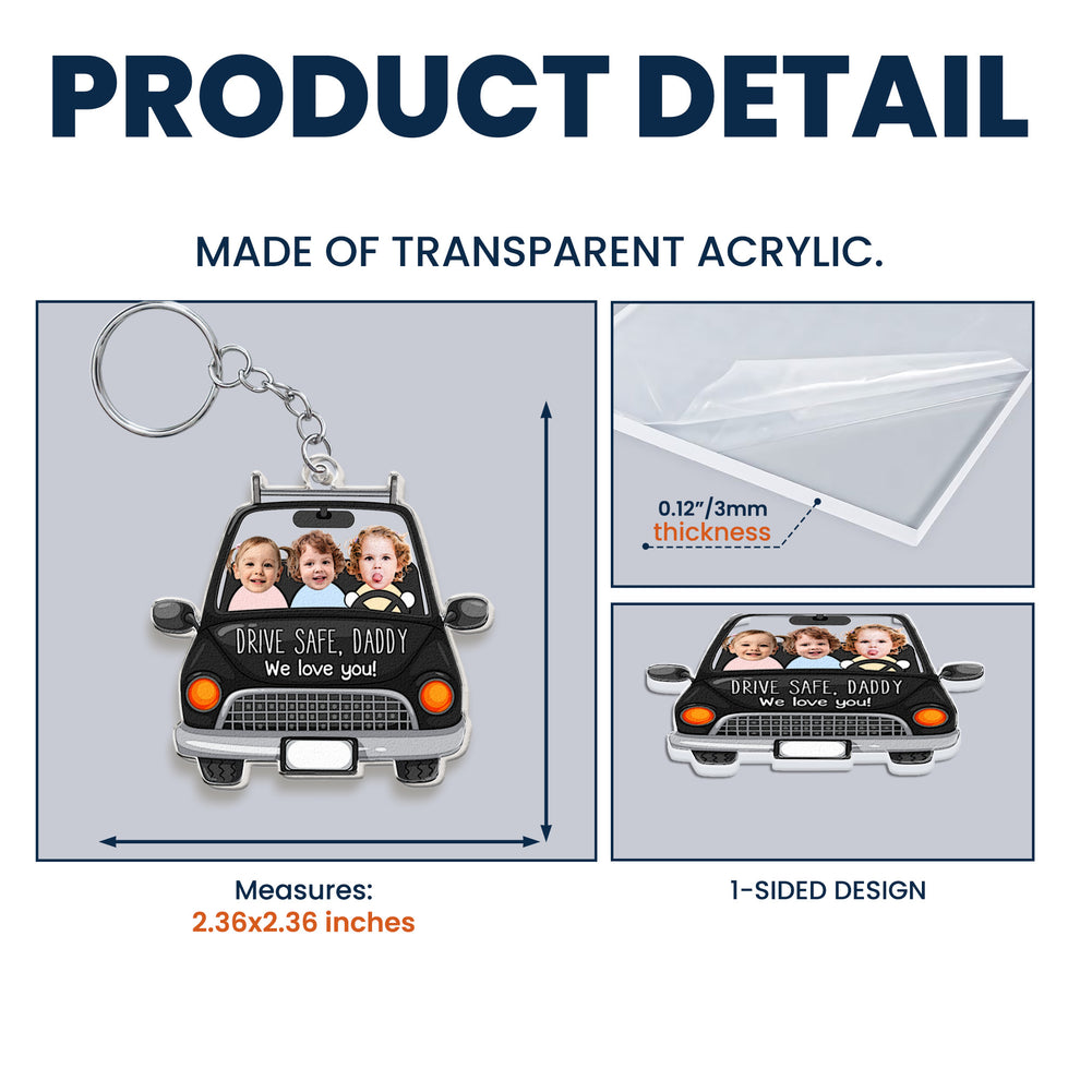 Drive Safe Daddy Version Funny - Custom Photo Gift Set – Macorner