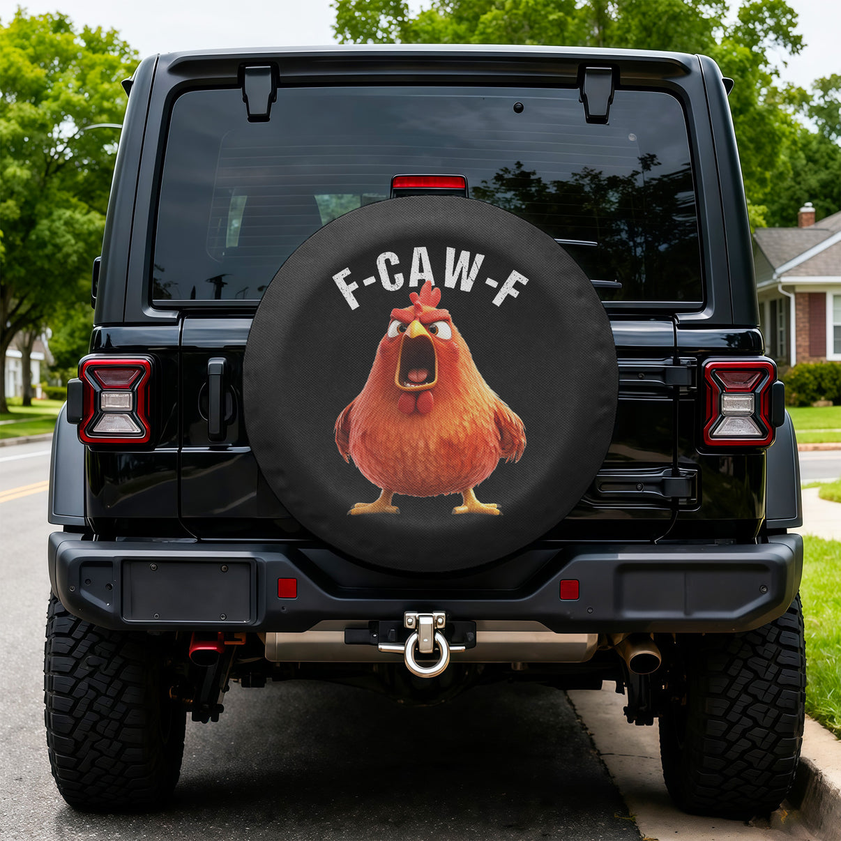 F-Caw-F Funny - For Family, Friend - Personalized Tire Cover – Macorner