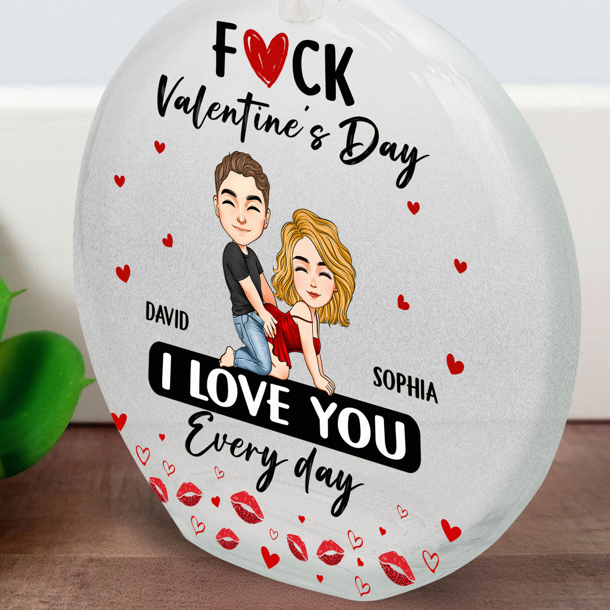 F Valentine's Day I Love You Every Day - Gifts For Her - Personalized ...